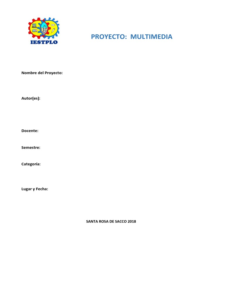 Proyecto MULTIMEDIA | Descargar gratis PDF | Software