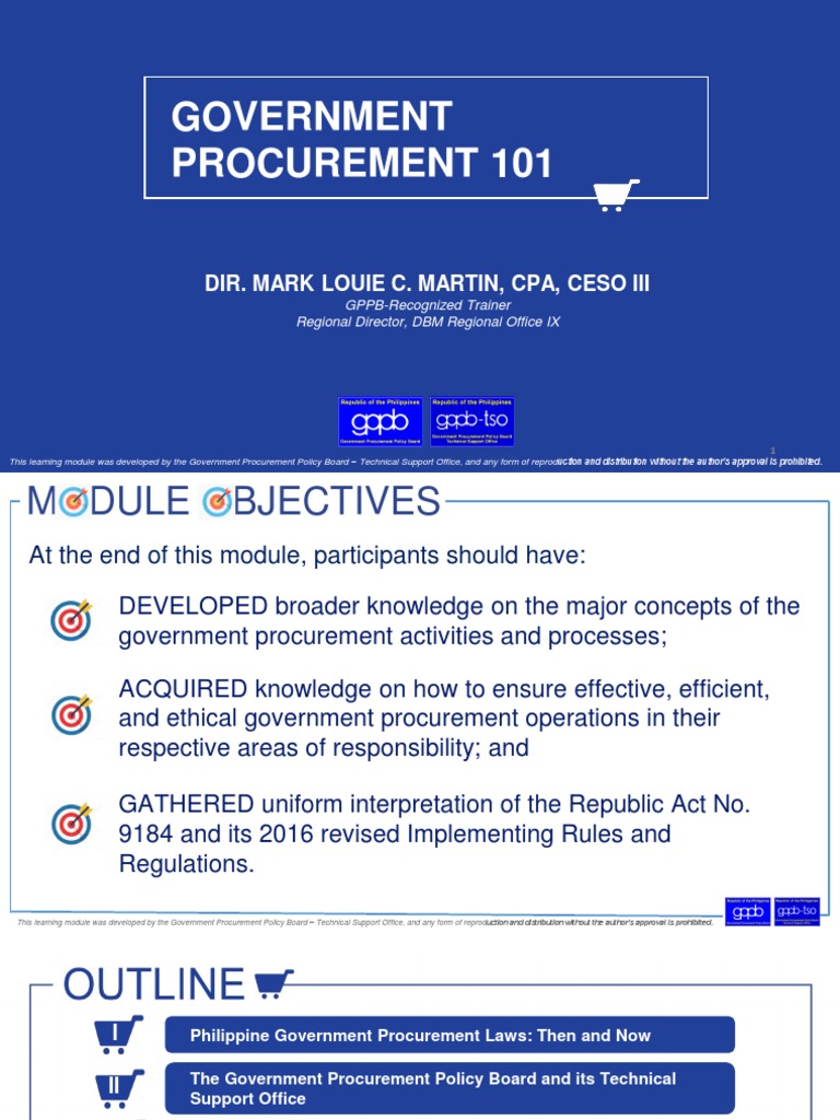B01 - Government Procurement 101 Presentation | PDF | Liability Insurance | Insurance