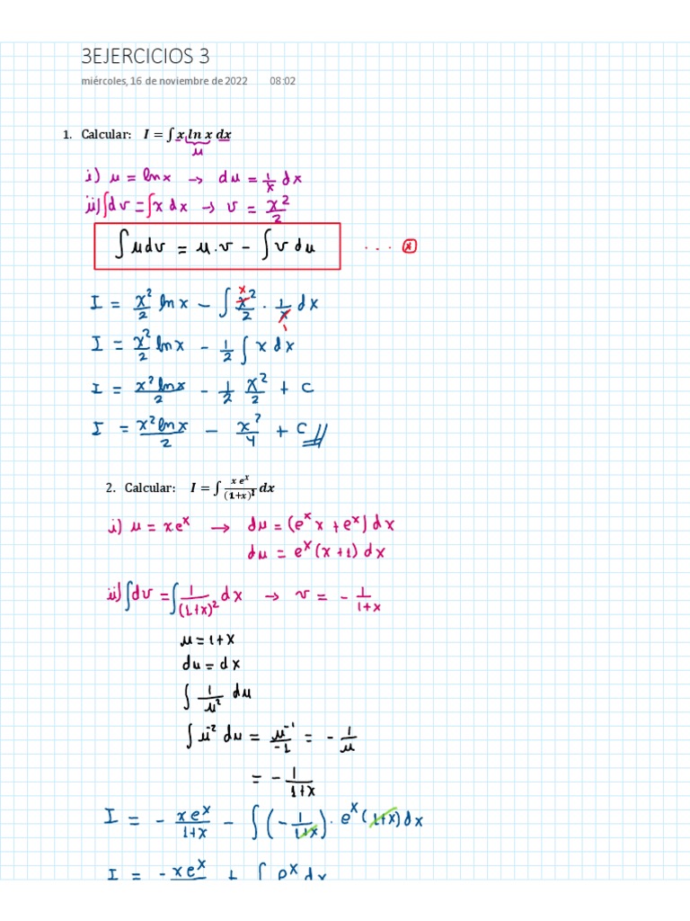 Integrales de Funciones Complejas | PDF