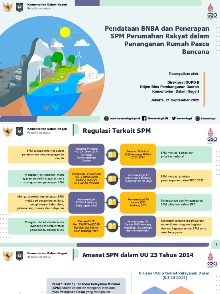 Pendataan BNBA Dan Penerapan SPM - 210922 | PDF