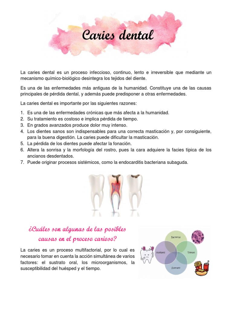 Causas y Clasificación de Caries Dental | PDF | Diente | Cuidado de la ...