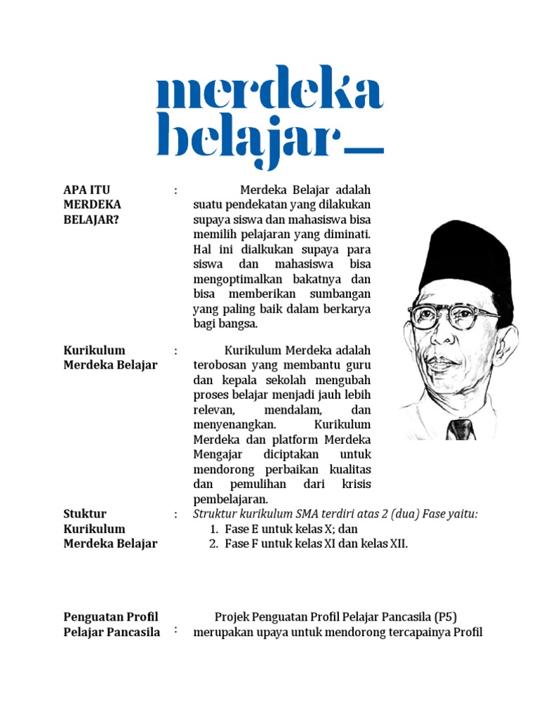 Kurikulum Merdeka Belajar SMA 2023 | PDF