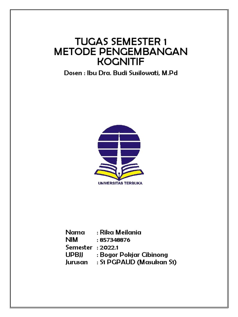 Metode Pengembangan Kognitif | PDF