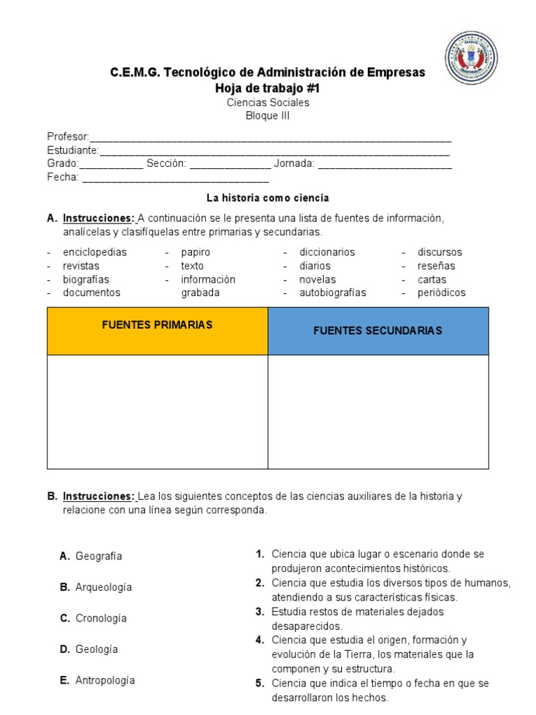 Hojas de Trabajo SEPTIMO GRADO | PDF | Exploración