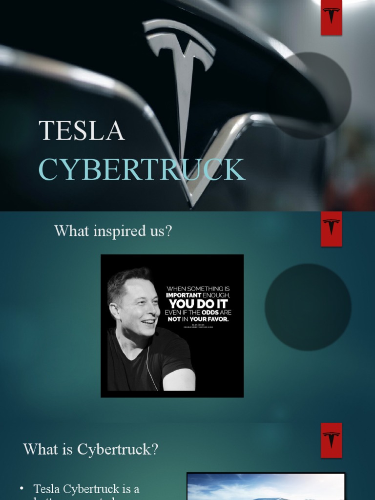 Tesla Cybertruck Overview and Features | PDF