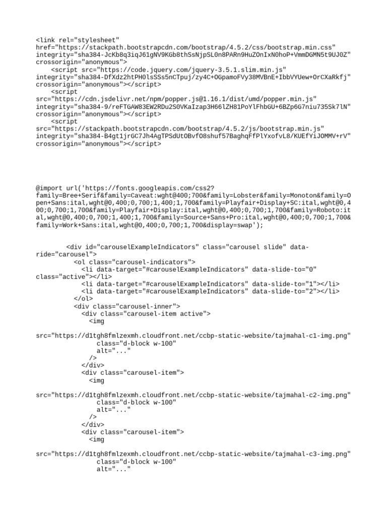 Bootstrap and Carousel | PDF