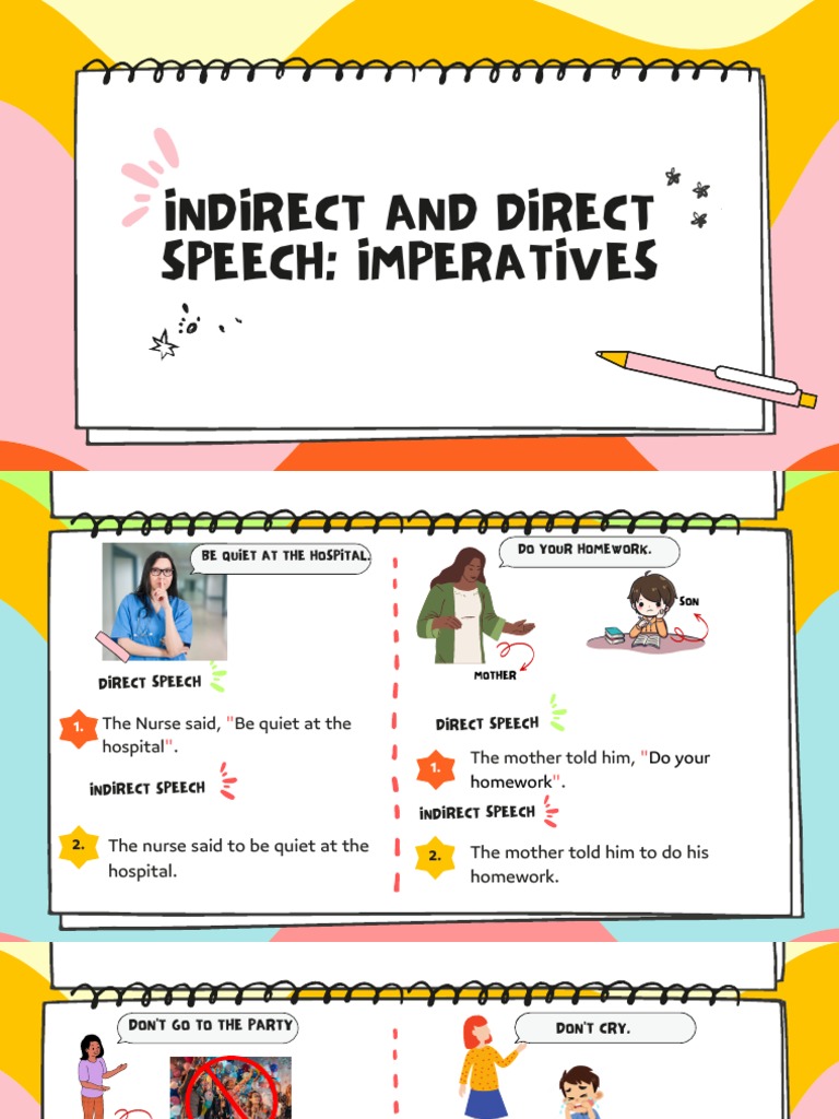 Direct vs. Indirect Speech Guide | PDF | Language Arts & Discipline | Self-Improvement