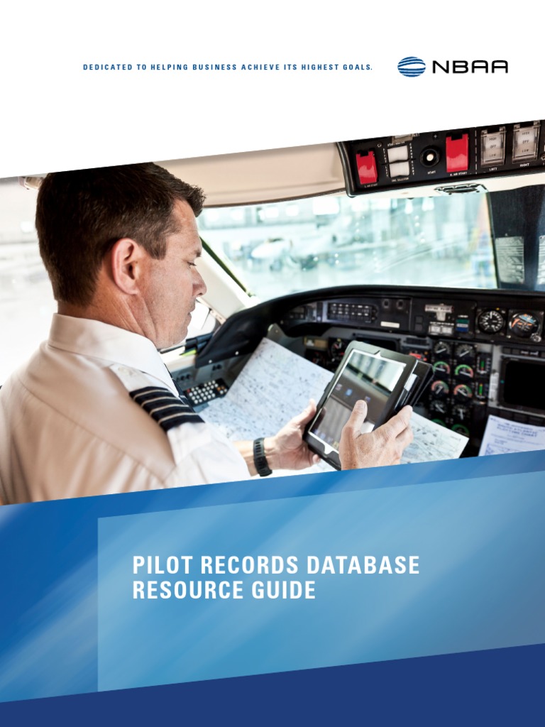 NBAA Pilot Records Database-Resource-Guide | PDF | Federal Aviation ...