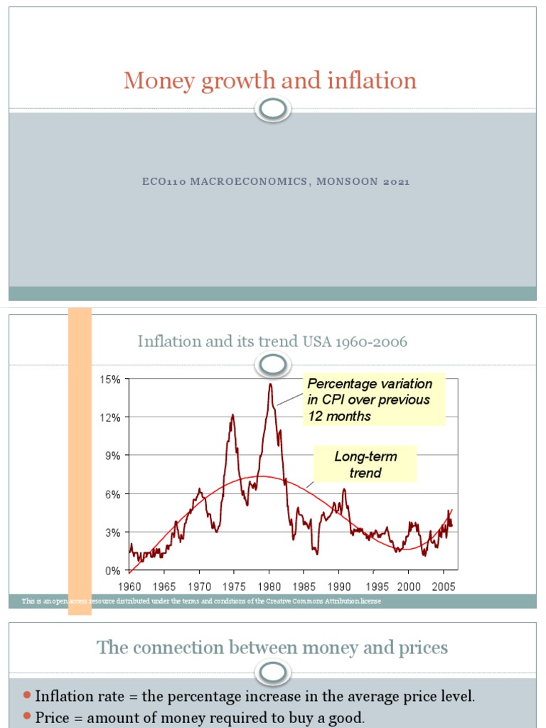 Chapter 30 Money Growth and Inflation | PDF | Money Supply | Inflation