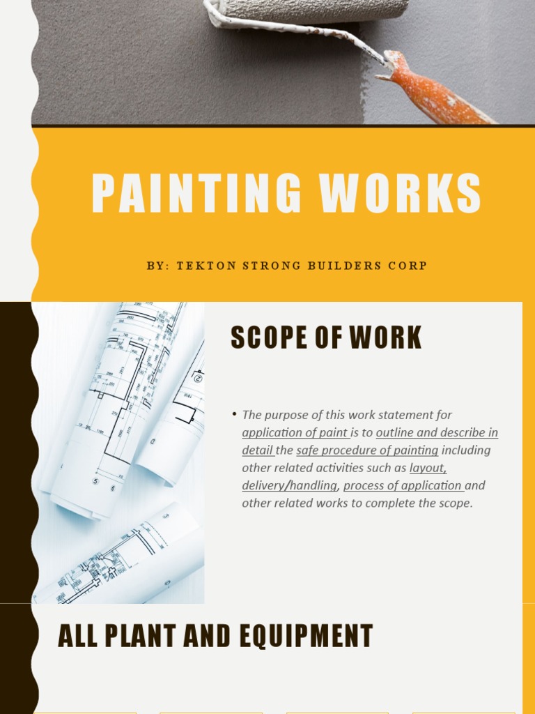 Painting Works Procedure Overview | PDF | Paint | Business Process