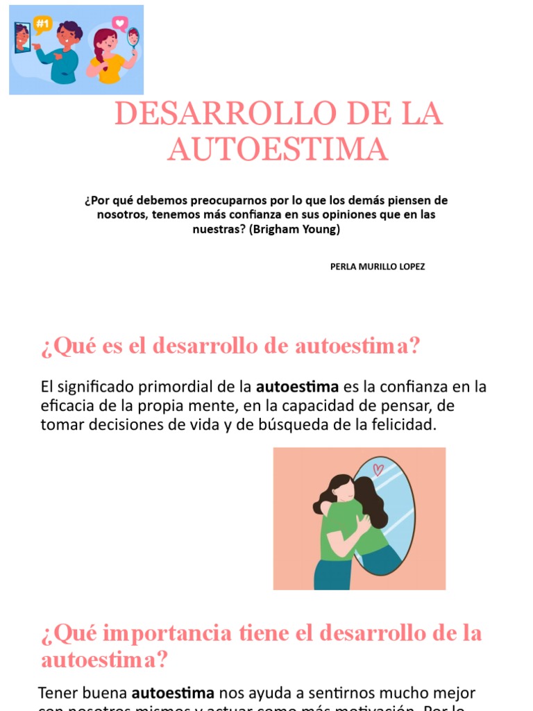 Desarrollo de La Autoestima | PDF | Autoestima | Infancia
