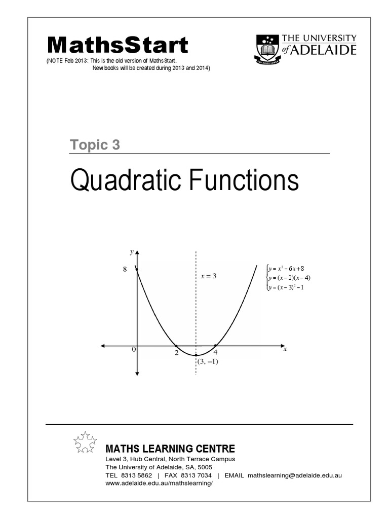 Ms3 Quadratic Book | Download Free PDF | Quadratic Equation | Geometry