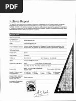 Australia Awards Referee Report Template | PDF | Leadership | Doctor Of ...