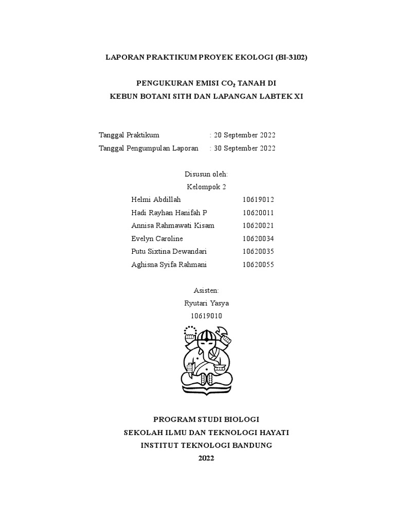 Emisi CO2 Tanah di Labtek XI | PDF | Ilmu Sosial