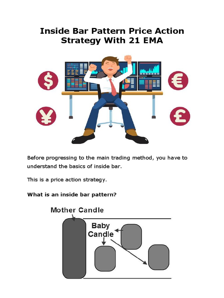 Inside Bar Pattern Price Action Strategy With 21 EMA | PDF