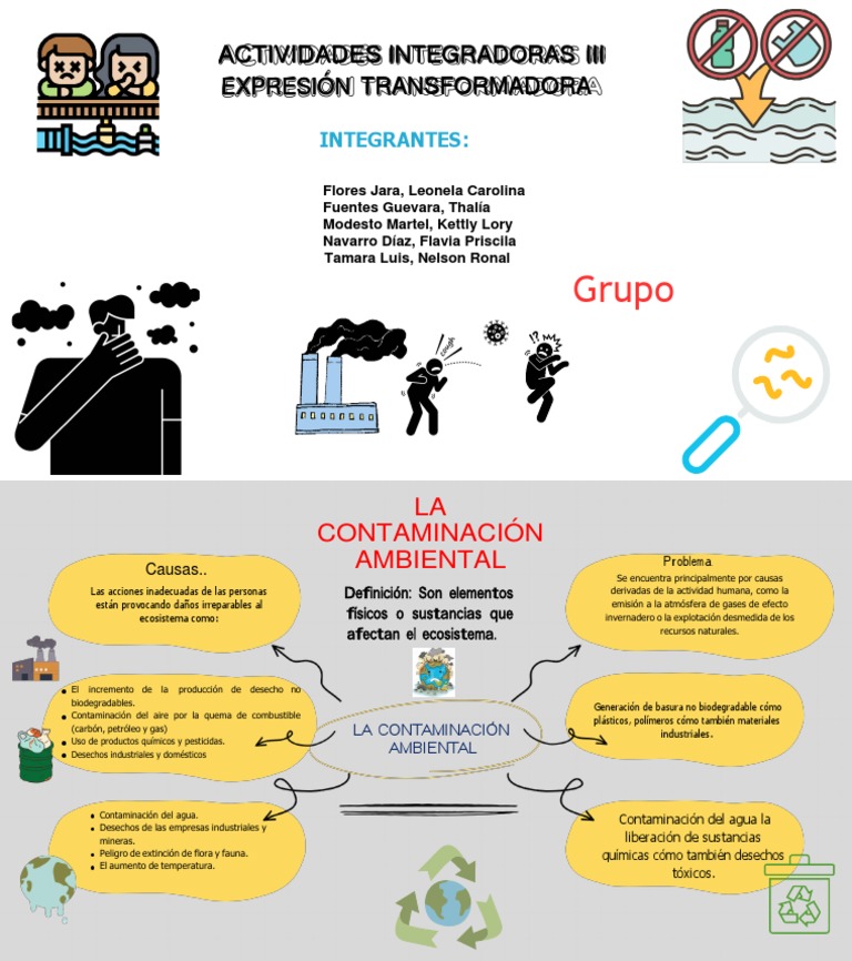 Mapa de La Contaminación Ambiental | PDF