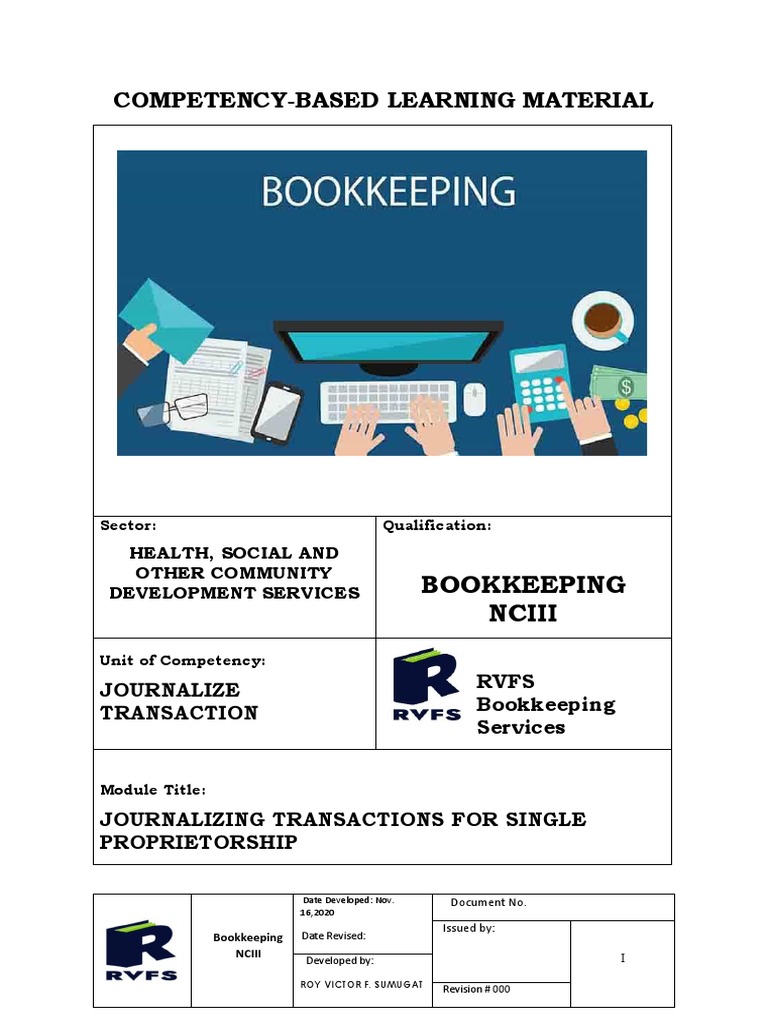 CBLM Package | PDF | Debits And Credits | Business