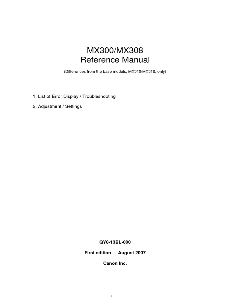 mx300 RM | PDF