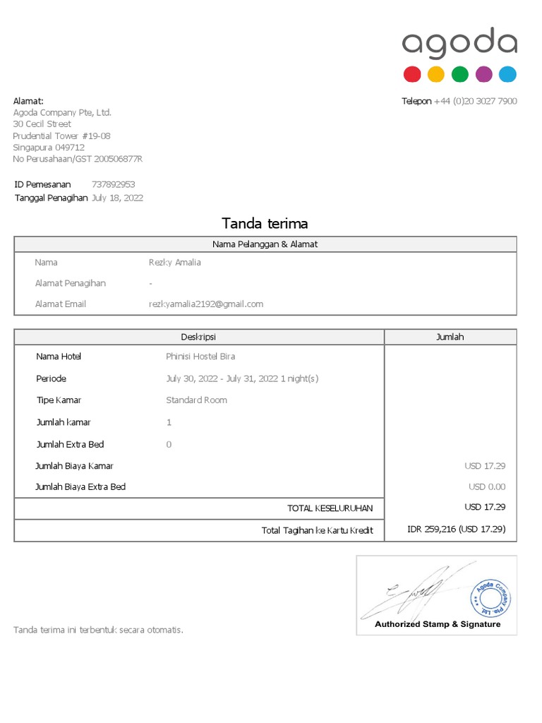 ID_Pemesanan_Agoda_737892953_–_BUKTI_PEMBAYARAN_terlampir | PDF