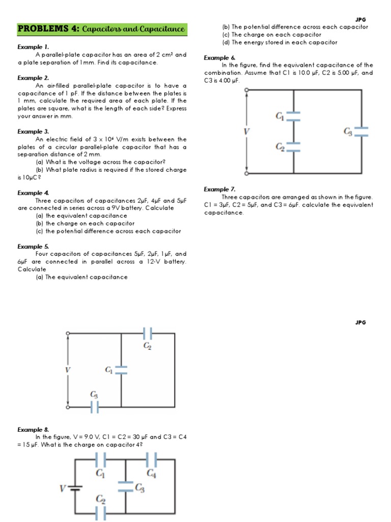 P6 Practice Problems No Solution | PDF | Series And Parallel Circuits | Resistor