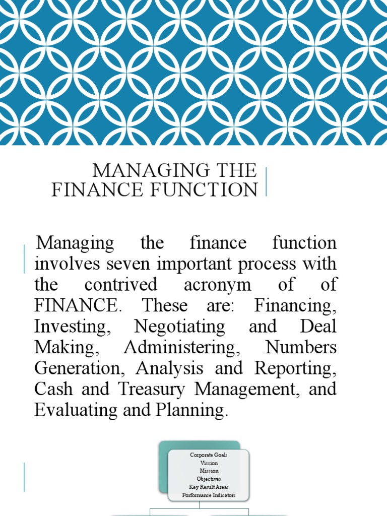Managing The Finance Function | PDF | Investing | Equity (Finance)