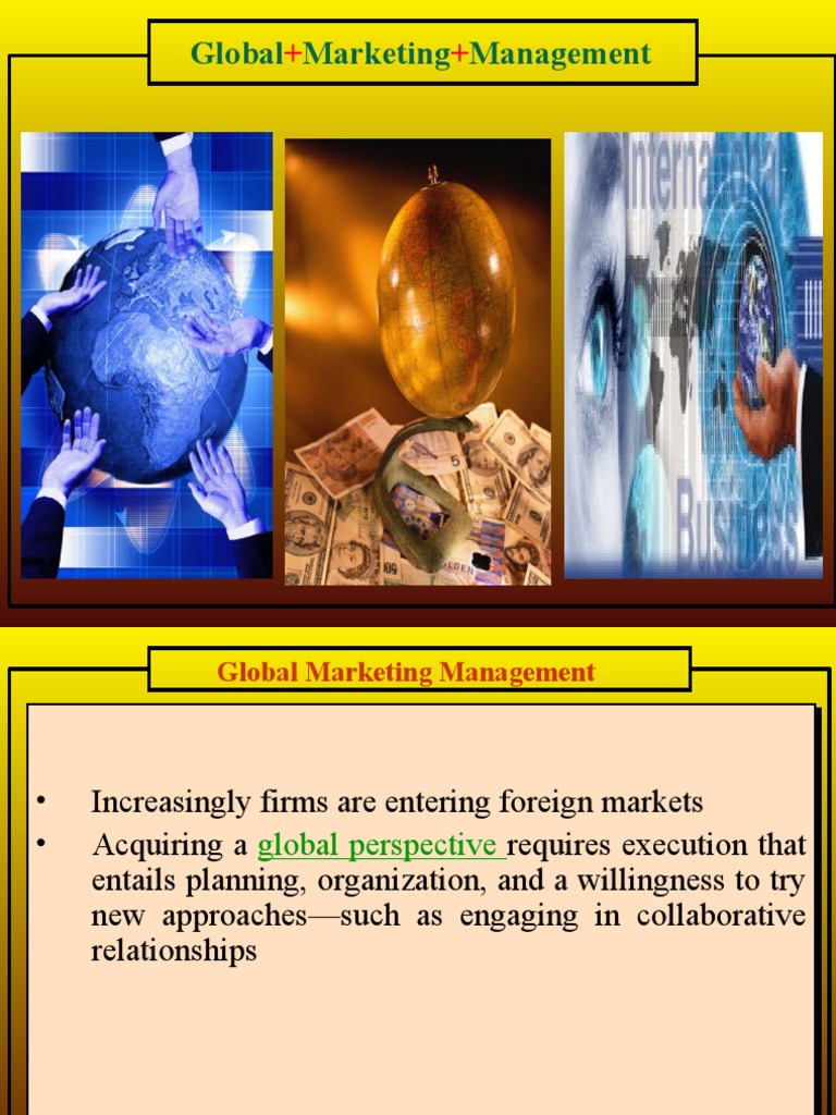 Global Marketing Management Pdf Franchising Joint Venture