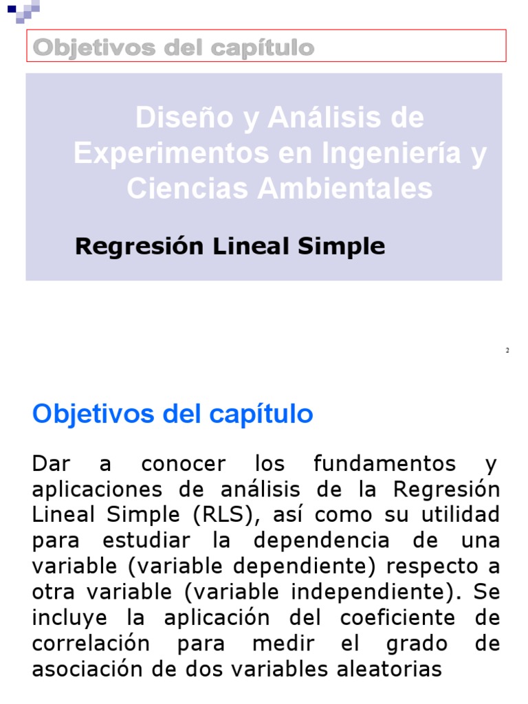 Regresión Lineal Simple | PDF | Análisis de regresión | Regresión lineal