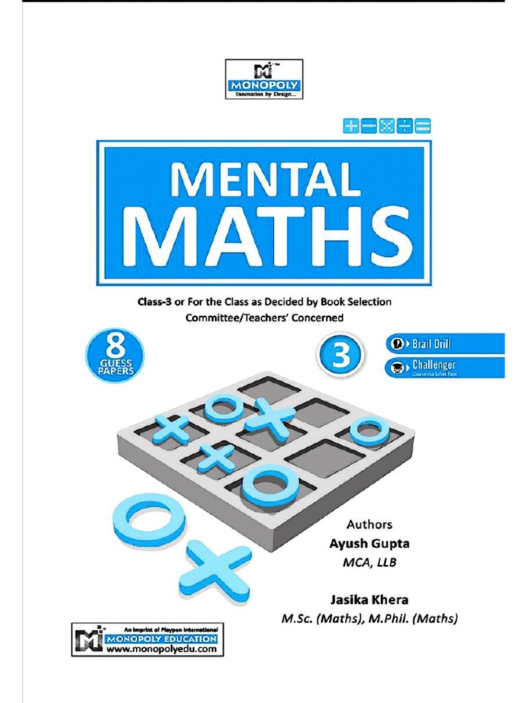 Mental MATH Book - 3 | PDF