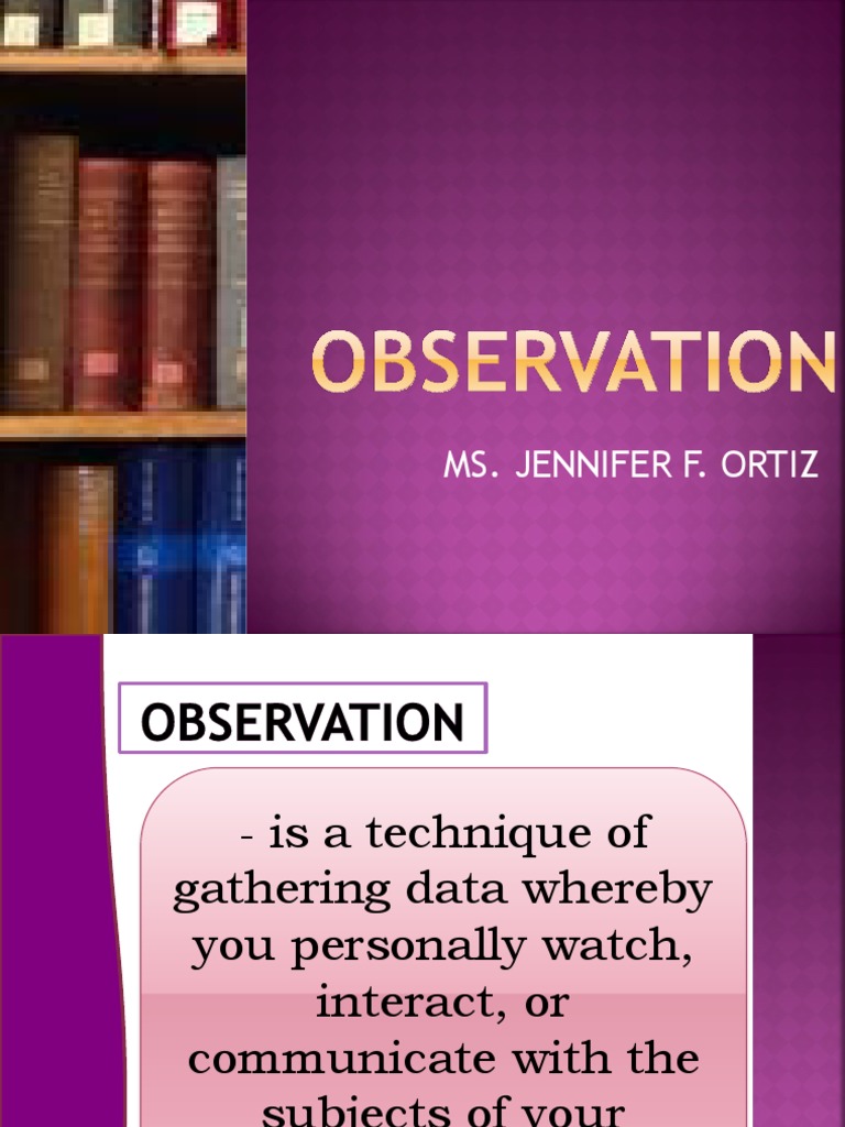 Observing and recording techniques for qualitative research | PDF ...
