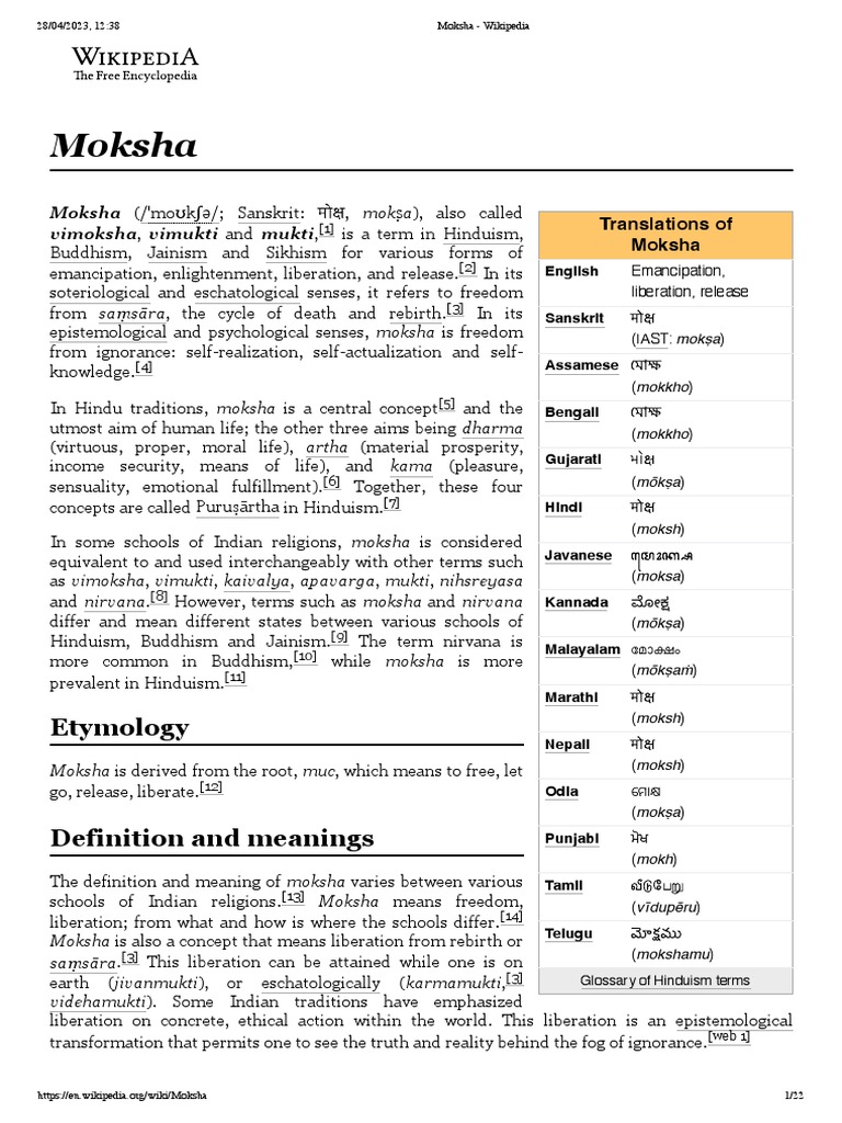 Moksha | PDF | Moksha | Nirvana