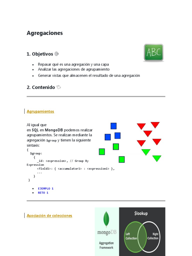 Agrupaciones, asociaciones y vistas en MongoDB: cómo manipular y ...