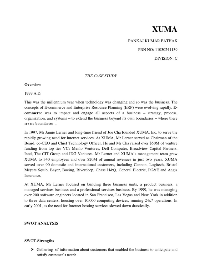 Xuma | PDF | Supply Chain | Websites