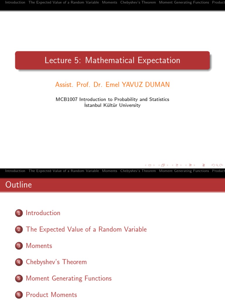 5 Nopause | PDF | Expected Value | Standard Deviation