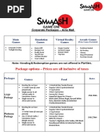 Torq03 - Corporate Rate Card | PDF | Cocktails | Drink