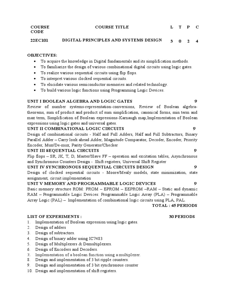 DPSD 2022 - 23oct 19V1 | PDF | Logic Gate | Digital Electronics