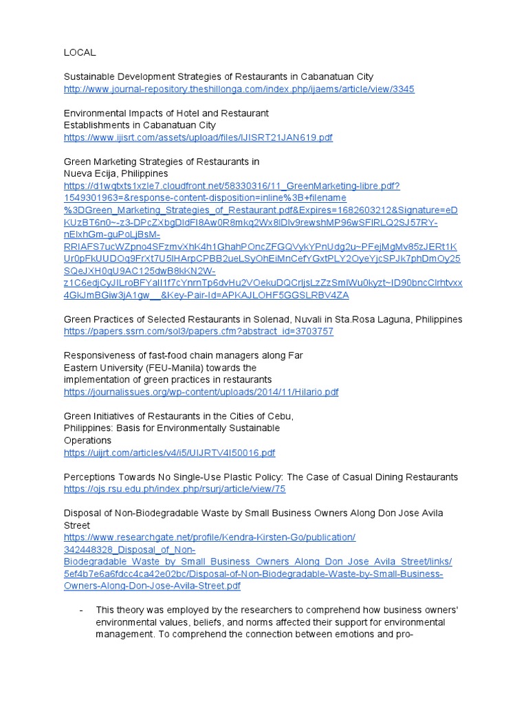 RRL | PDF | Economy And The Environment | Economies