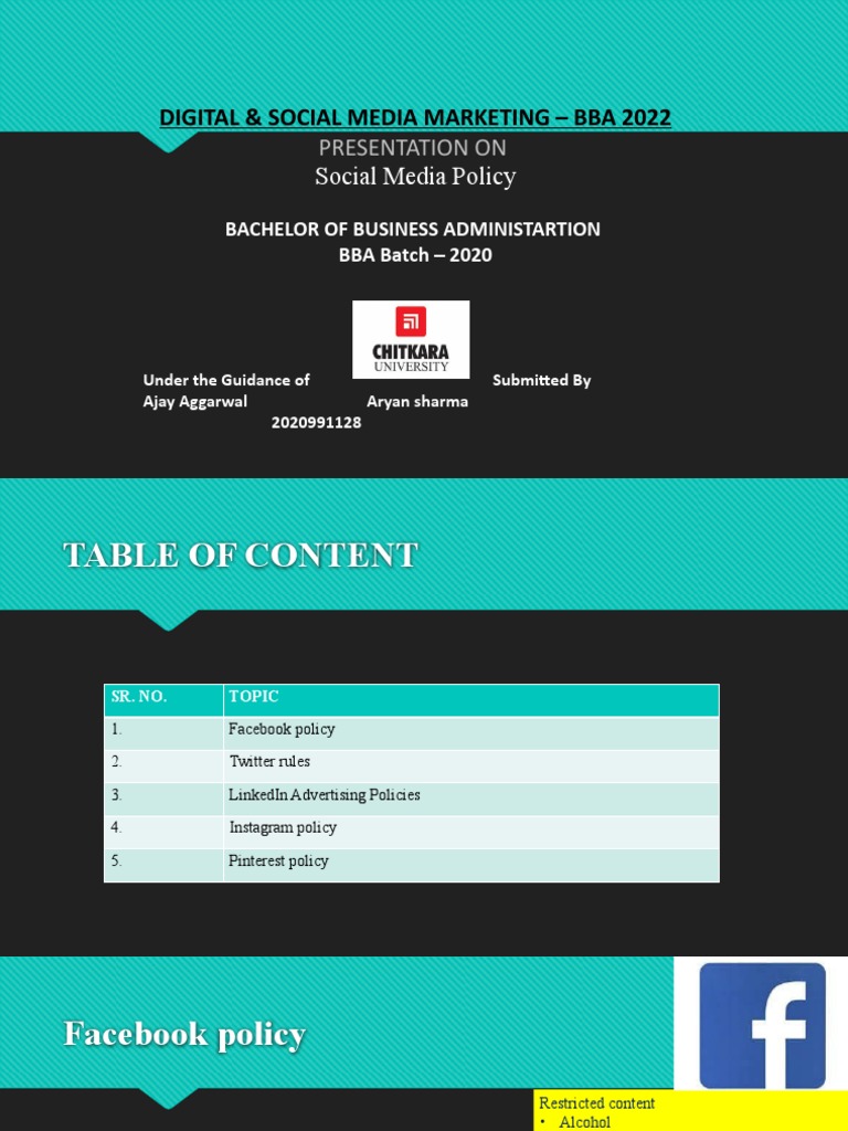 Facebook Guidelines | PDF | Mobile App | Facebook