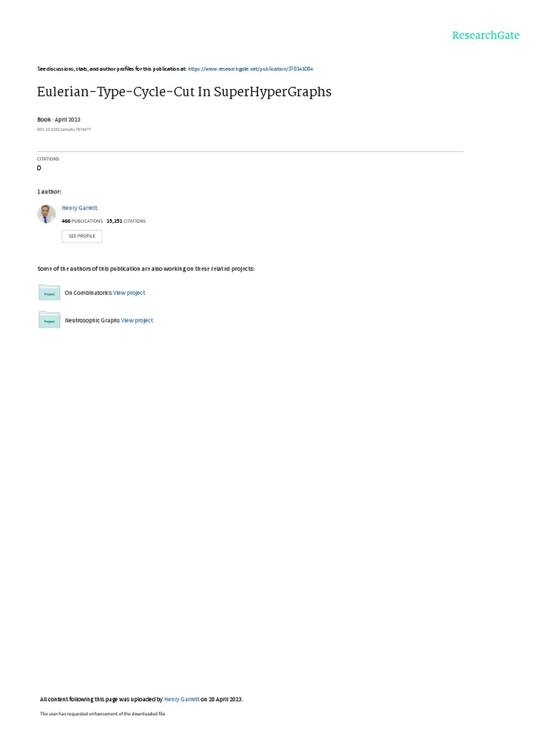Eulerian-Type-Cycle-Cut in SuperHyperGraphs | PDF | Scientific Method ... Eulerian-Type-Cycle-Cut in SuperHyperGraphs | PDF | Scientific Method ...