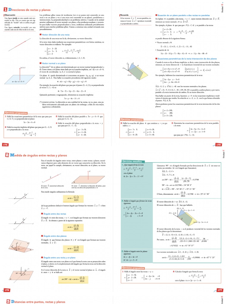 Tema 6. Problemas Métricos | PDF