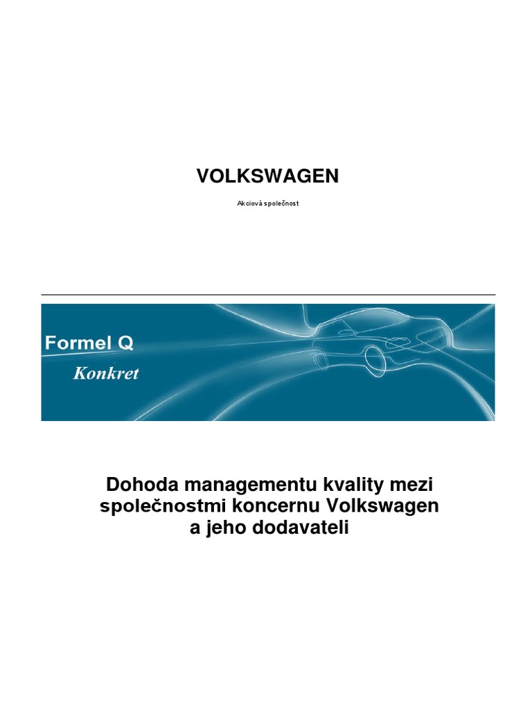 Formel Q Konkret 5 CZ | PDF