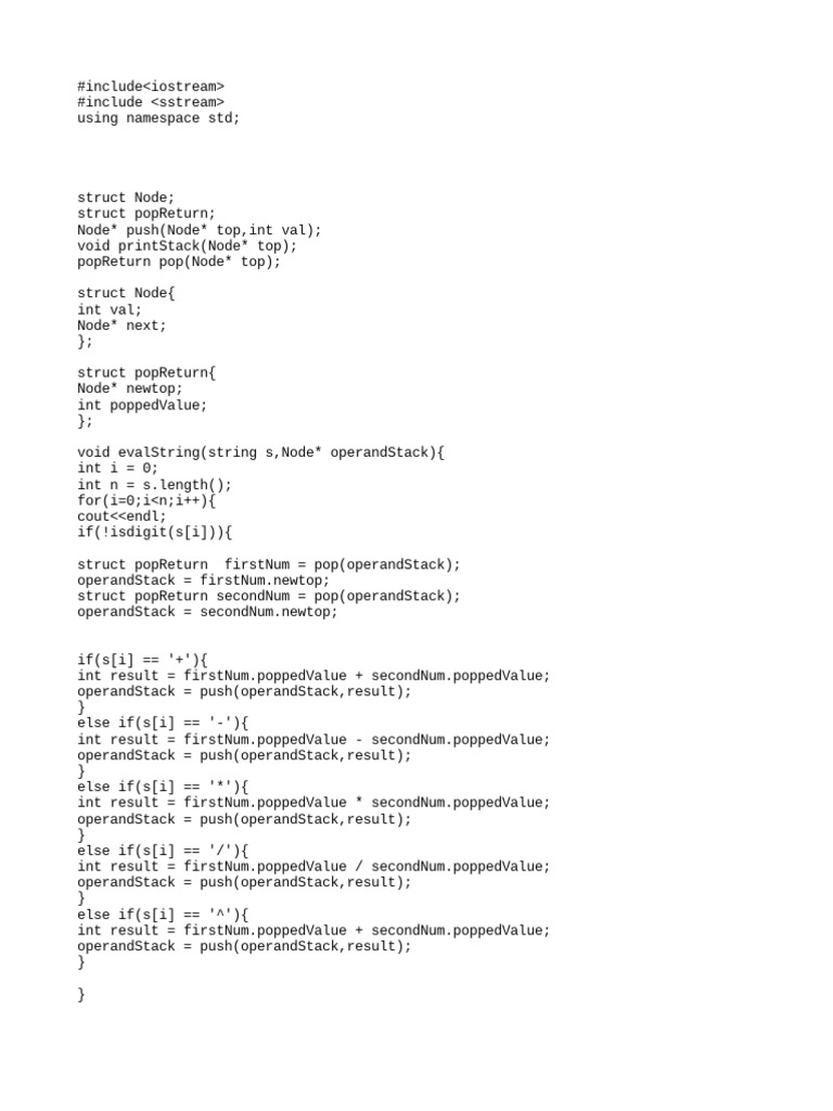 Postfix Eval | PDF | Computers