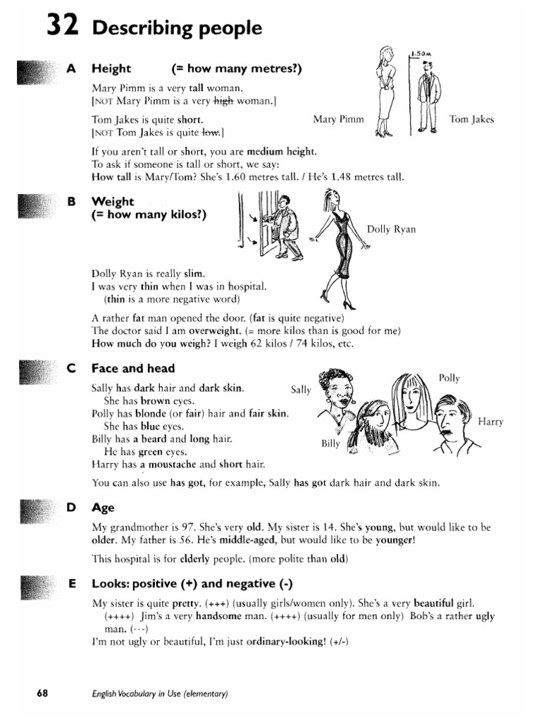 Describing People | PDF