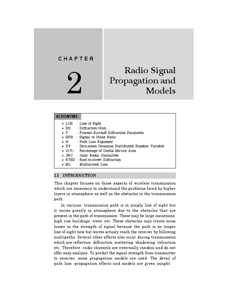 Wireless Mobile Communication Unit 2 | PDF | Radio Propagation | Polarization (Waves)