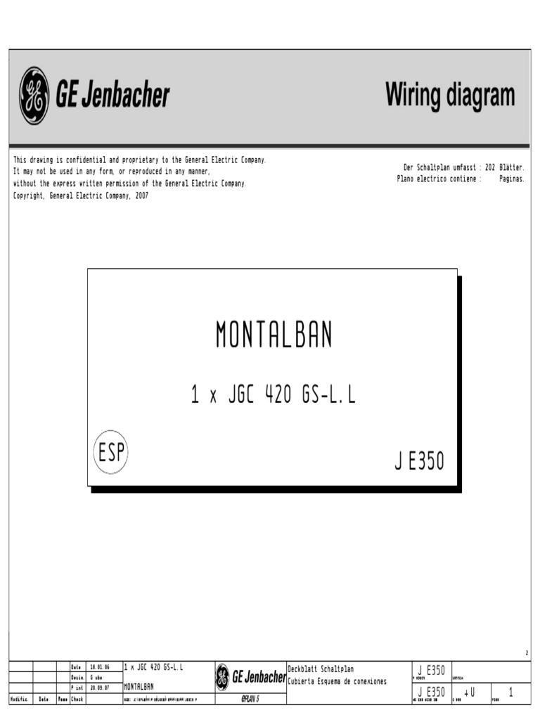 Montalban: 1 X JGC 420 GS-L.L J E350 | PDF
