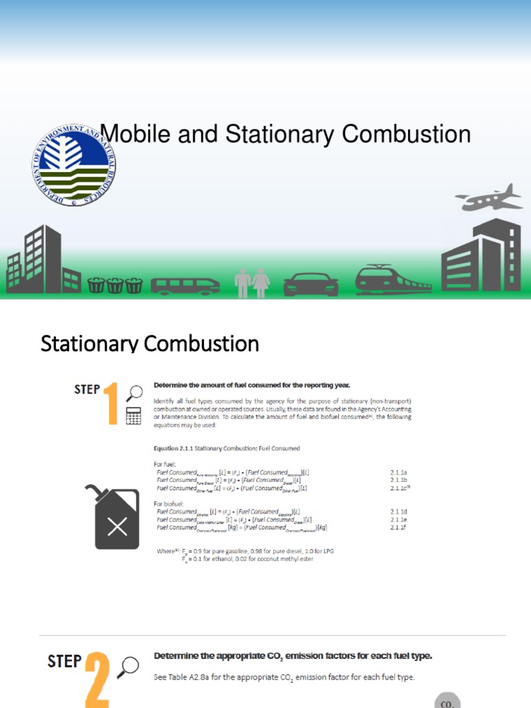 Mobile and Stationary Combustion | PDF