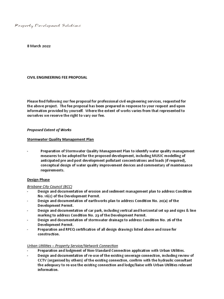 Civil Works - Scope | PDF | Invoice