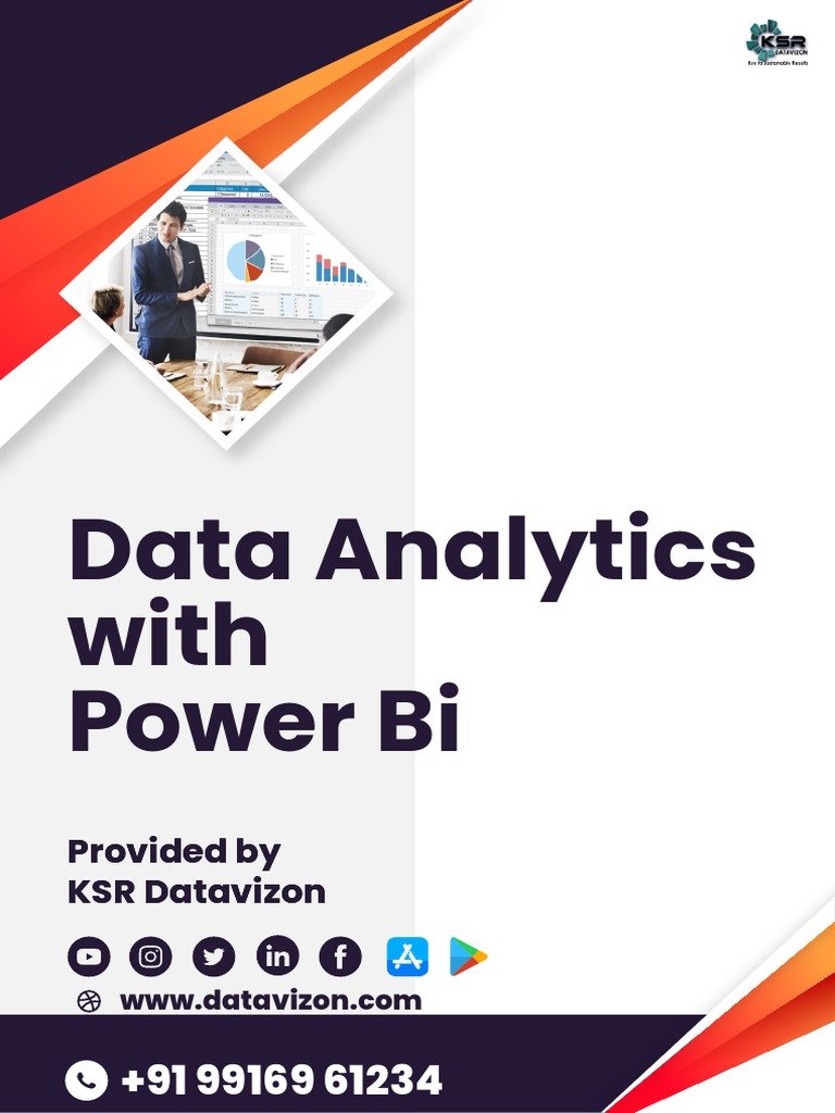 Data Analytics With Power Bi: Provided by KSR Datavizon | PDF | Sql ...