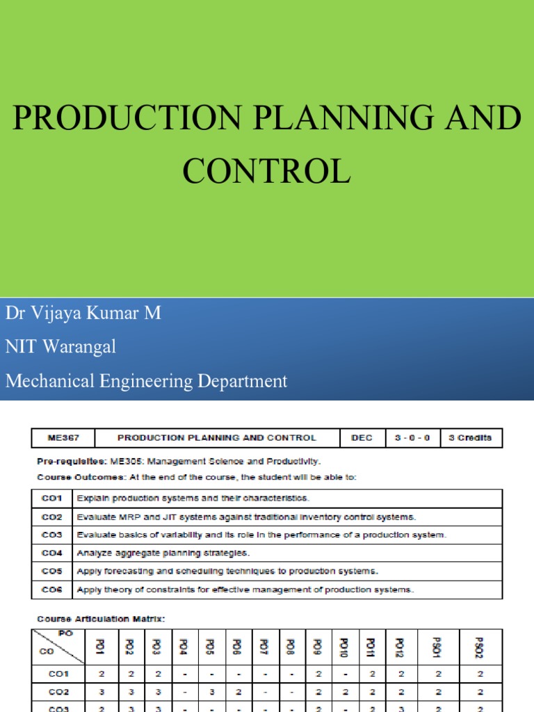 1.PPC Introduction | PDF | Scheduling (Computing) | Business