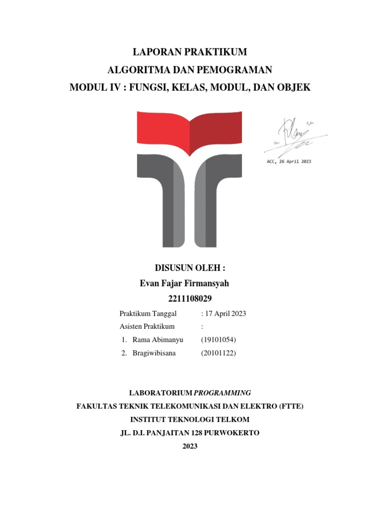 Fungsi, Kelas, Dan Objek Pada Python | PDF Fungsi, Kelas, Dan Objek Pada Python | PDF