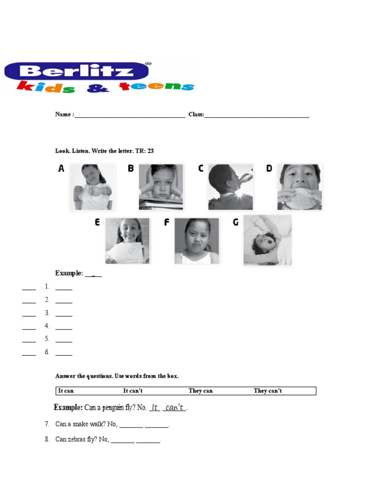 Our World Level 2 Unit 6 Quiz | PDF